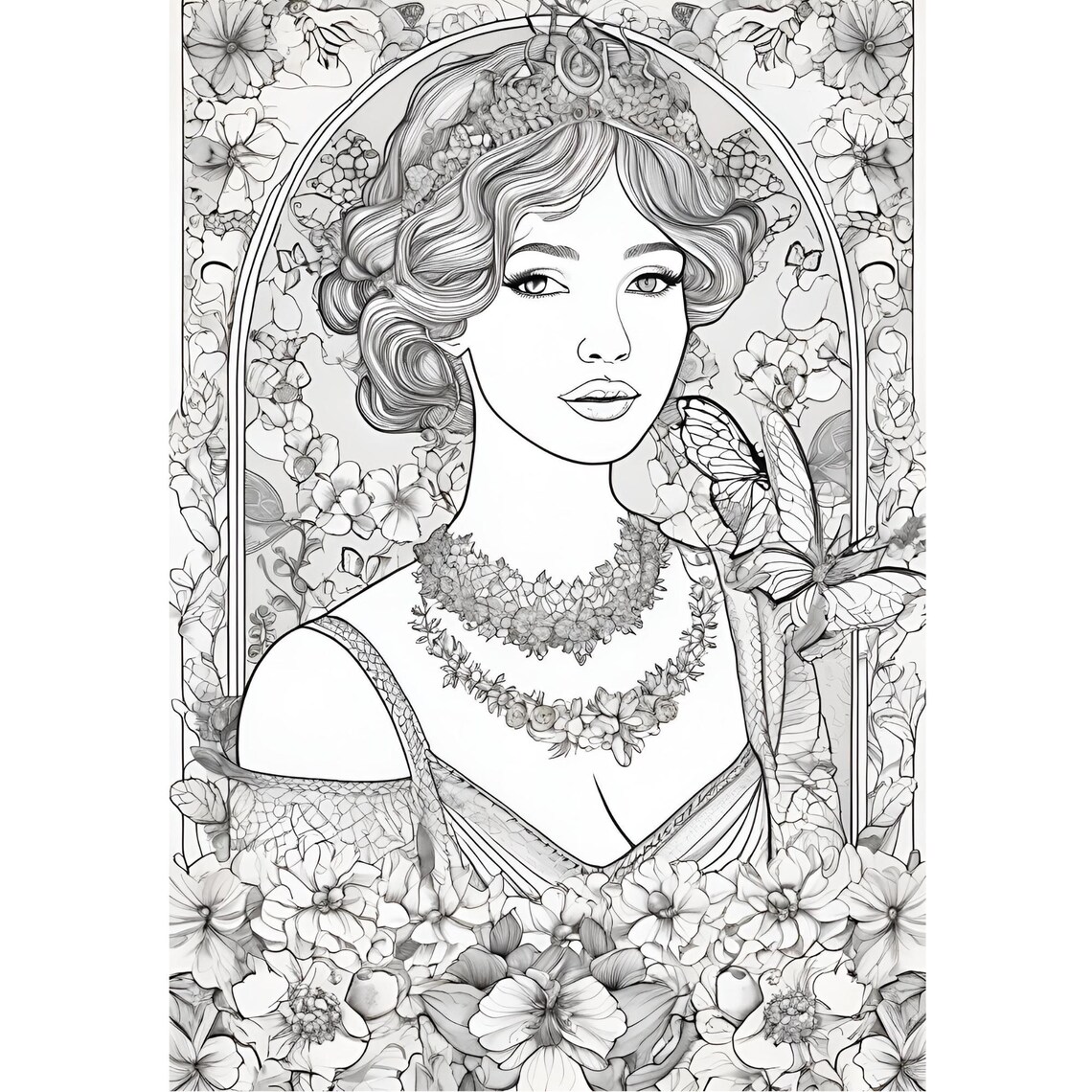 20 Princess Coloring Page | Printable Coloring Sheet for Kids & Adults ...