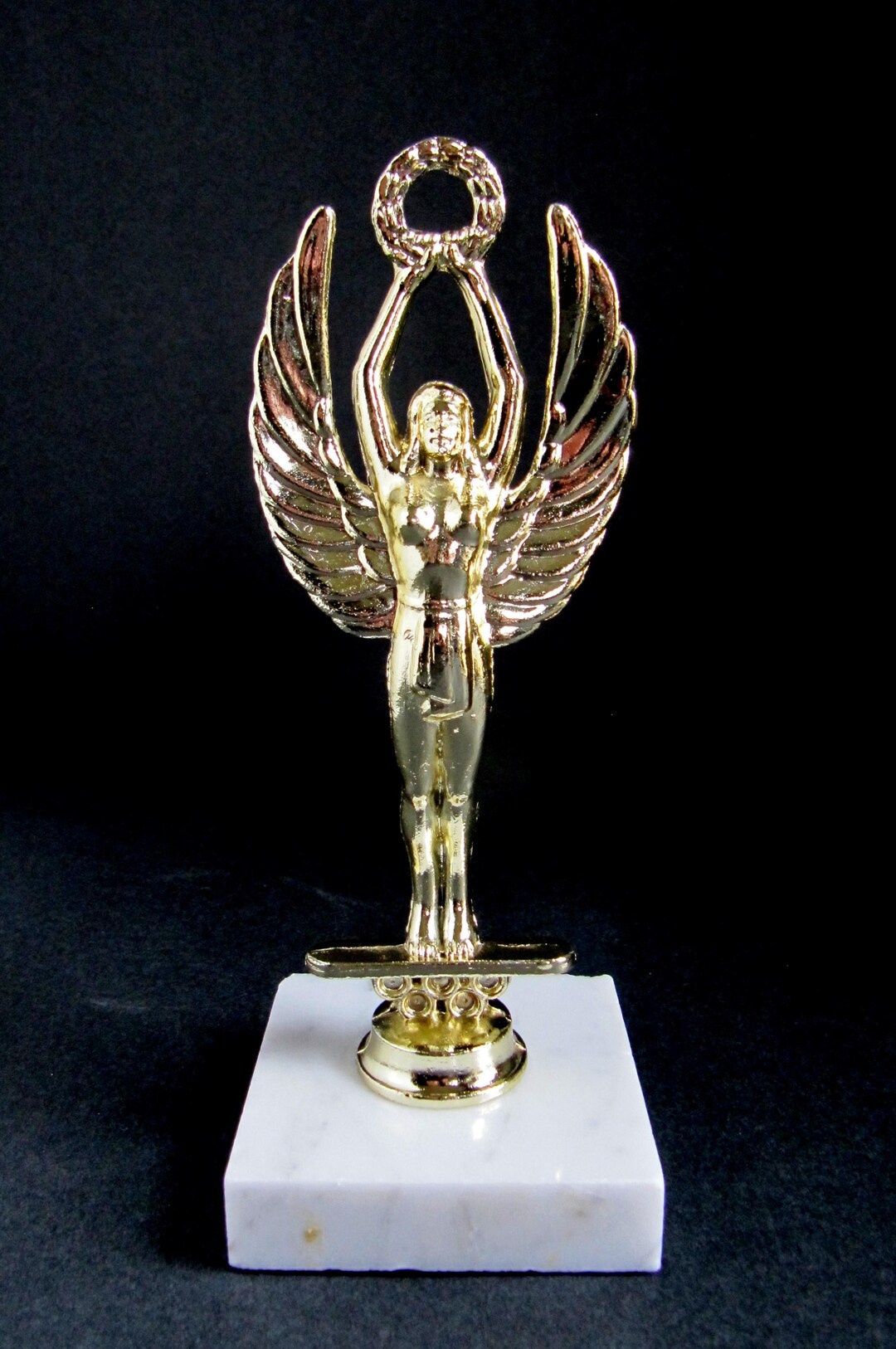Vintage Winged Female Victory Trophy - Etsy