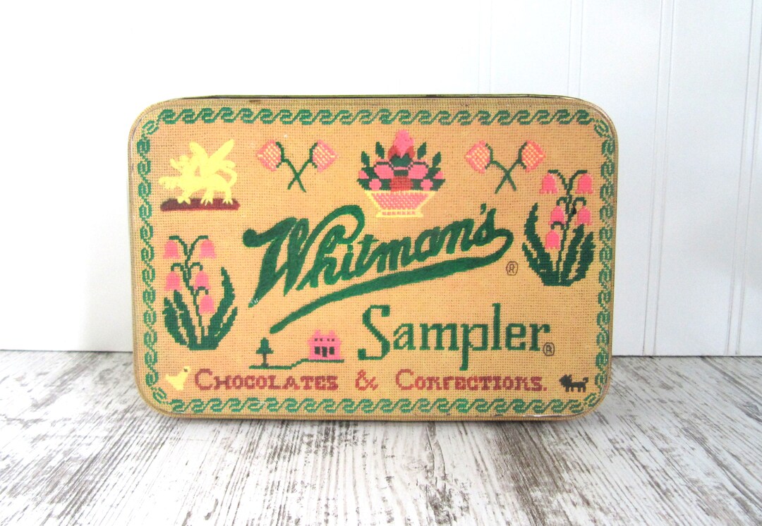 Vintage Whitman's Sampler Tin - Etsy