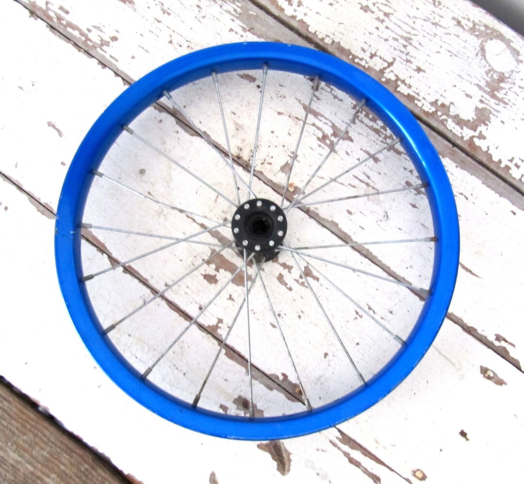 Blue Bicycle Wheel - Etsy