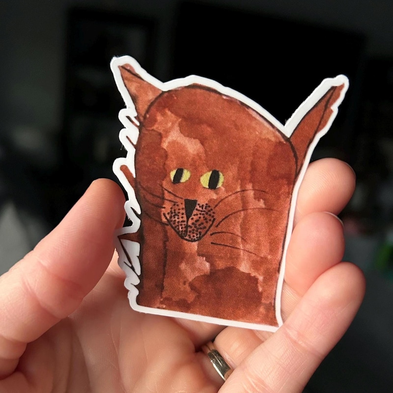 Hand Drawn Stickers - Etsy