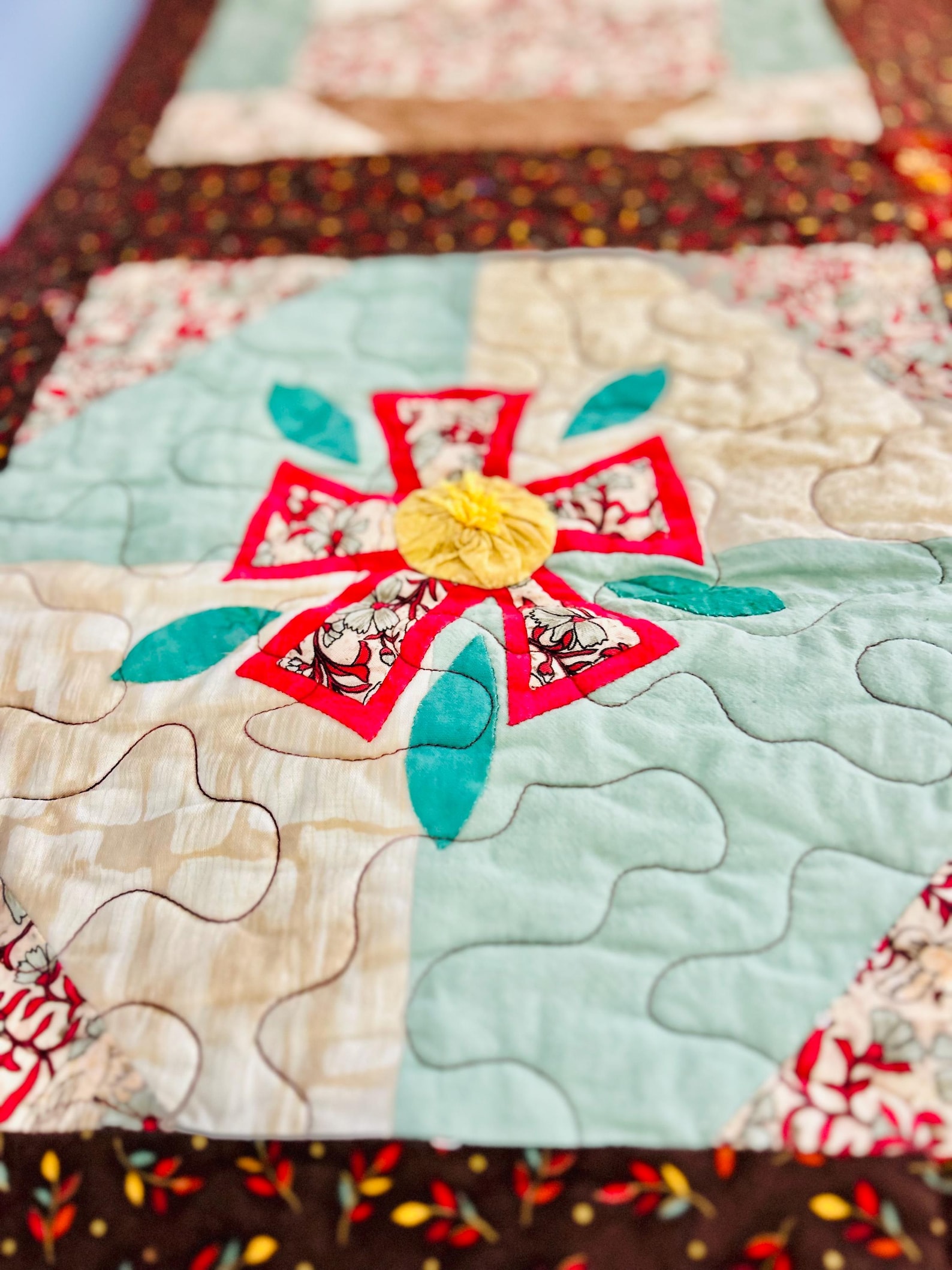 Vintage Album Quilt, Circa 2000; Longarm Quilted; 62 by 77 Inches - Etsy