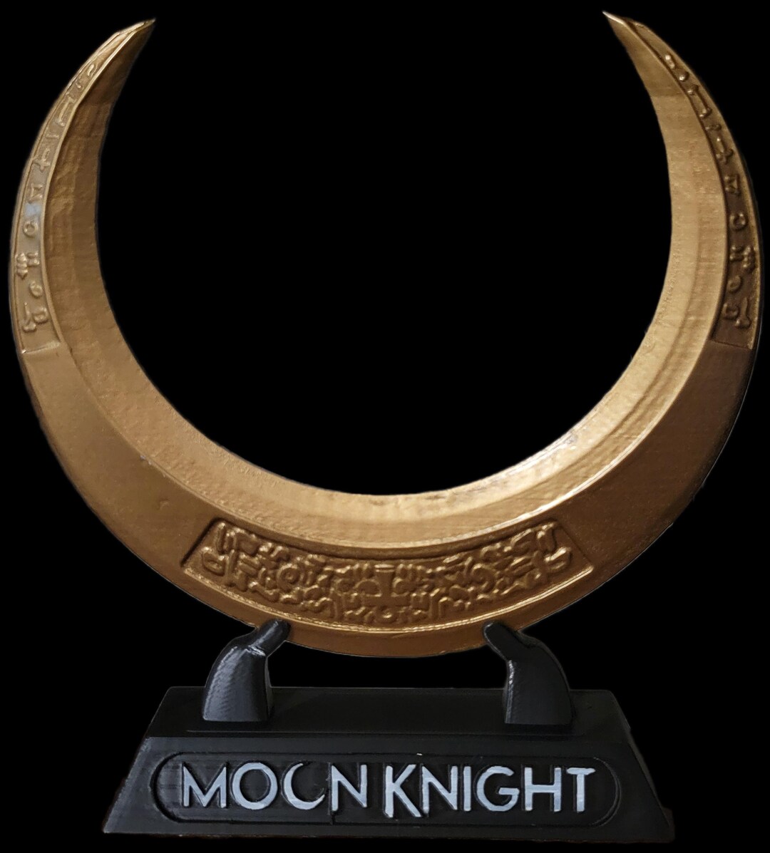 Moon Knight Cosplay Weapon Crescent Dart With Display Stand Superhero ...