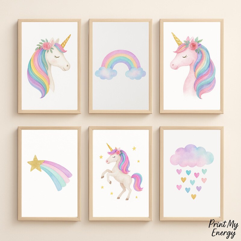 Unicorn Poster - Etsy