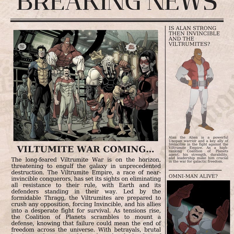 Invincible Viltrumite - Etsy