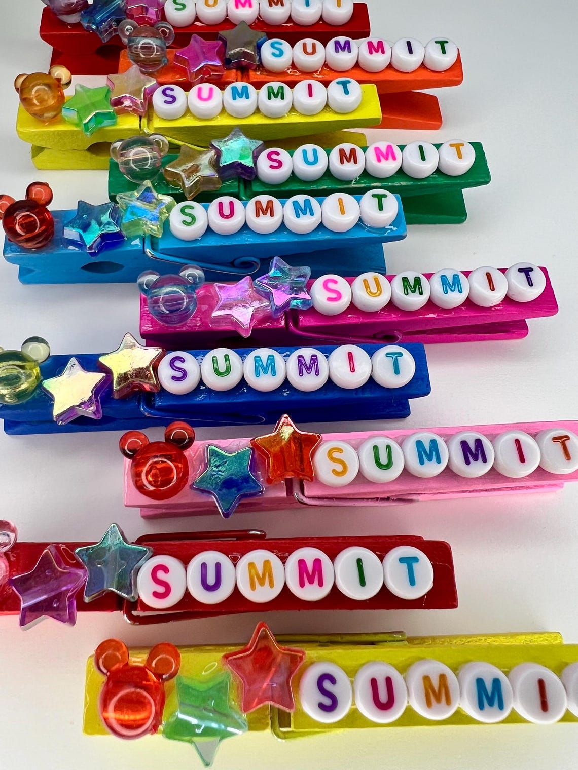 Cheer Pins for Backpack and Gift Bags | Summit Clothespin Spirit Pins ...