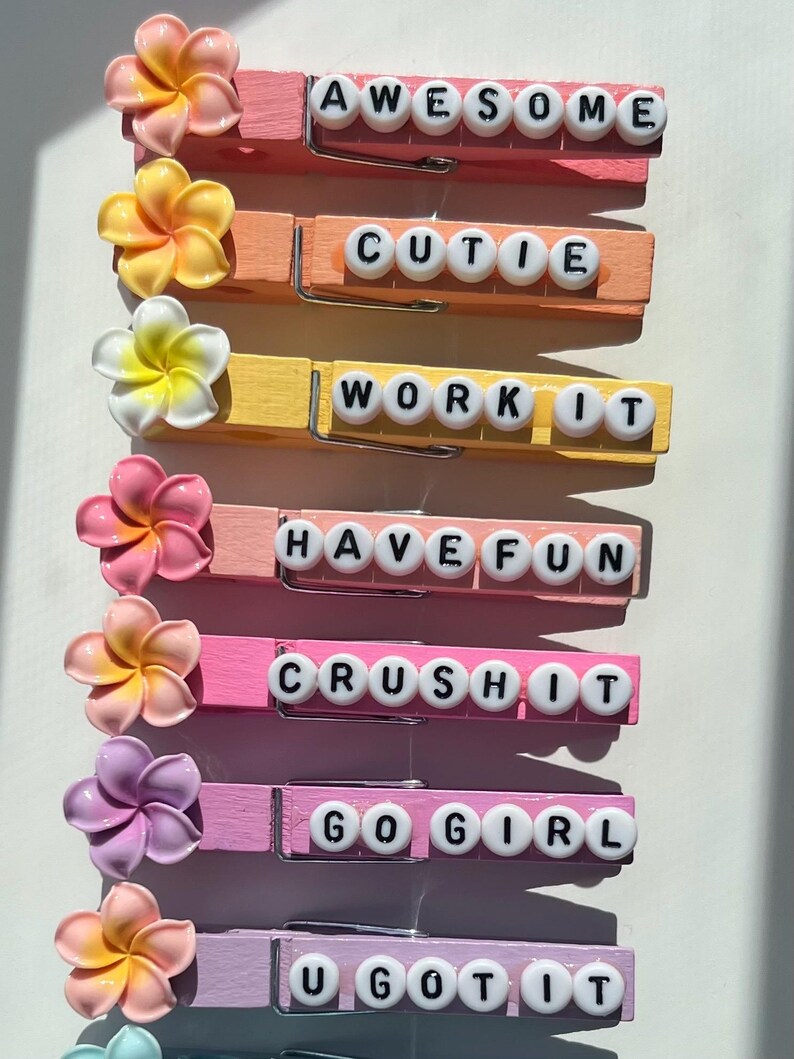 Spirit Pins for Backpack and Gift Bags | Clothespin Spirit Pins ...