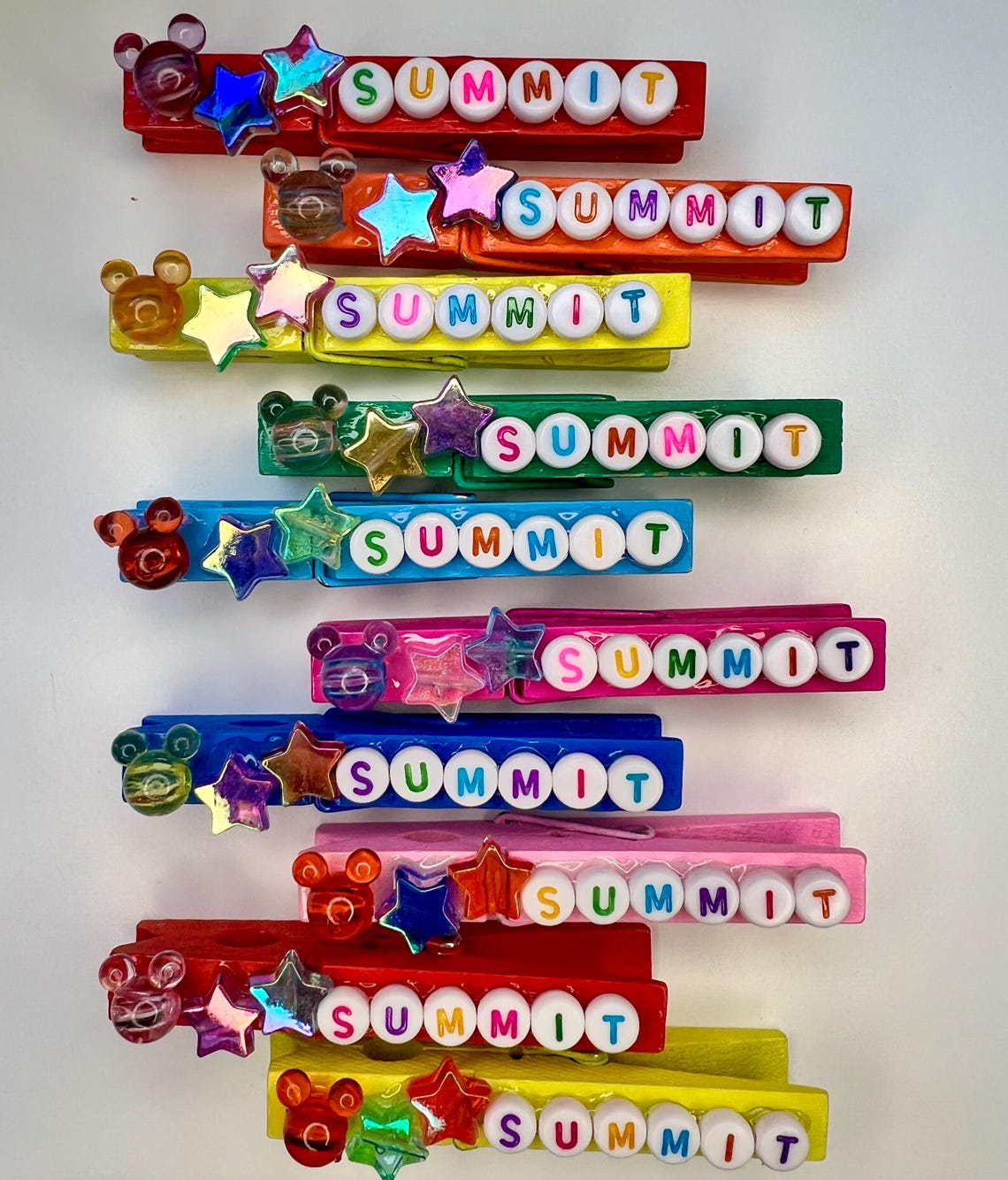 Cheer Pins for Backpack and Gift Bags | Summit Clothespin Spirit Pins ...