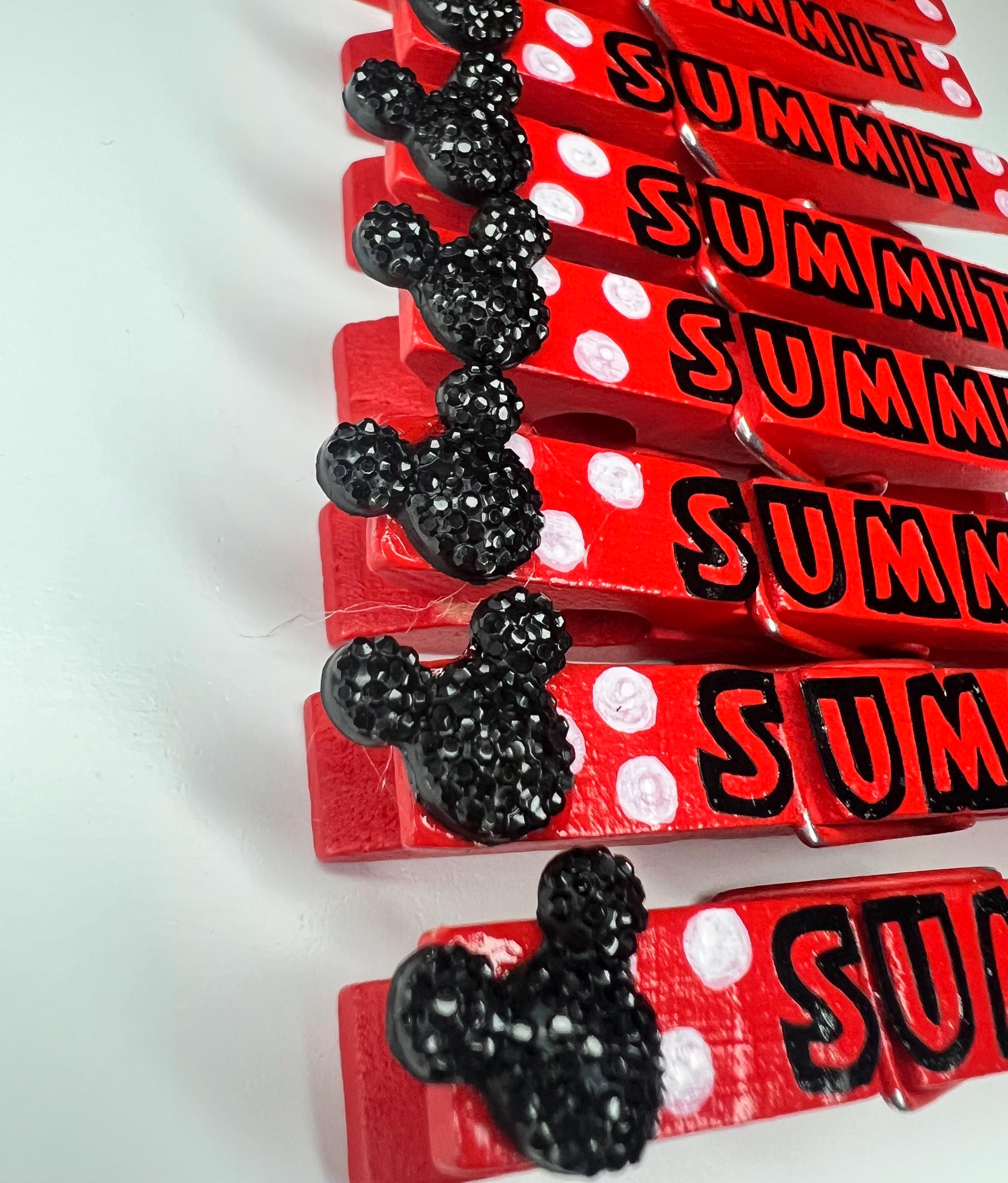 Cheer Pins for Backpack and Gift Bags | Summit Clothespin Spirit Pins ...