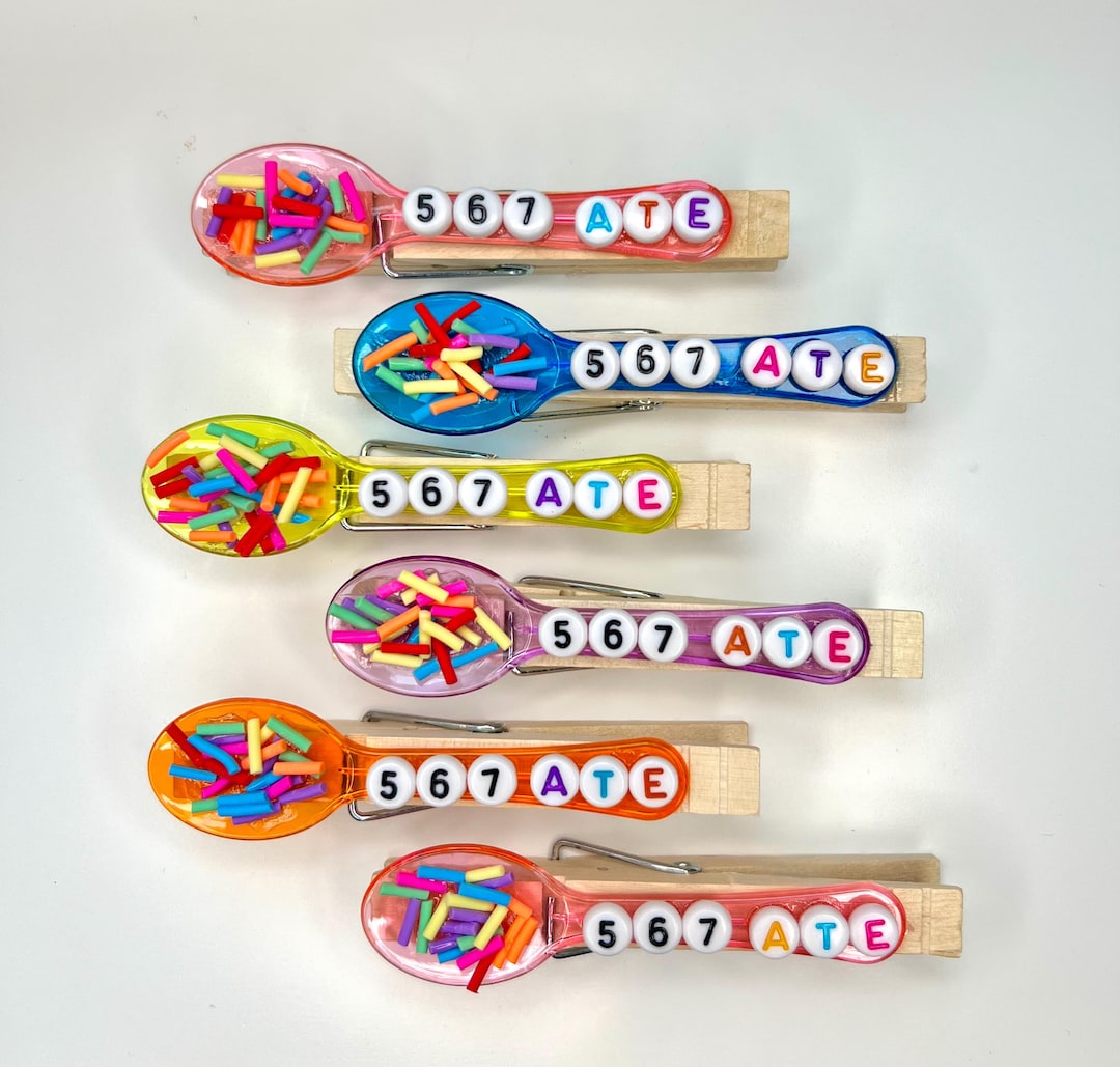 Cheer Pins for Backpacks, Colorful Sprinkles Clothespin Flair ...