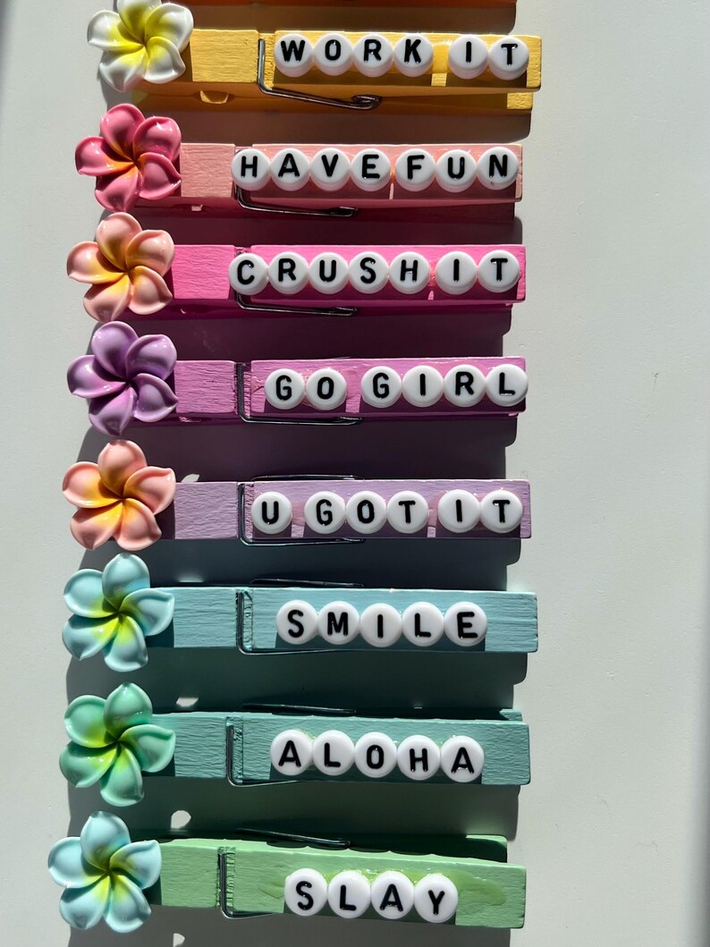 Spirit Pins for Backpack and Gift Bags | Clothespin Spirit Pins ...