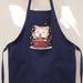 Cat Ramen Apron: Kawaii Japanese Cooking Apron With Pockets - Etsy
