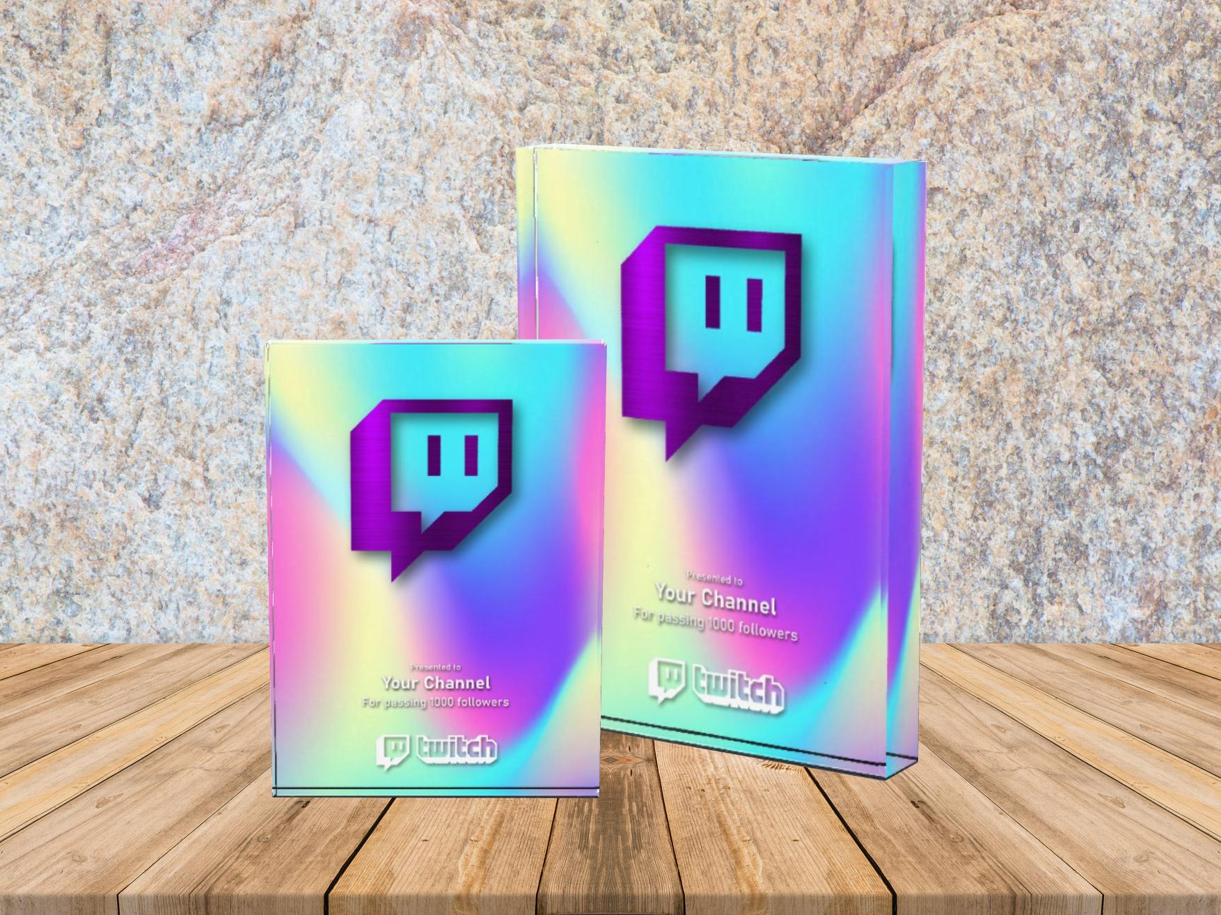 Custom Twitch Streamer Award Plaque: Personalized Gaming Trophy - Etsy