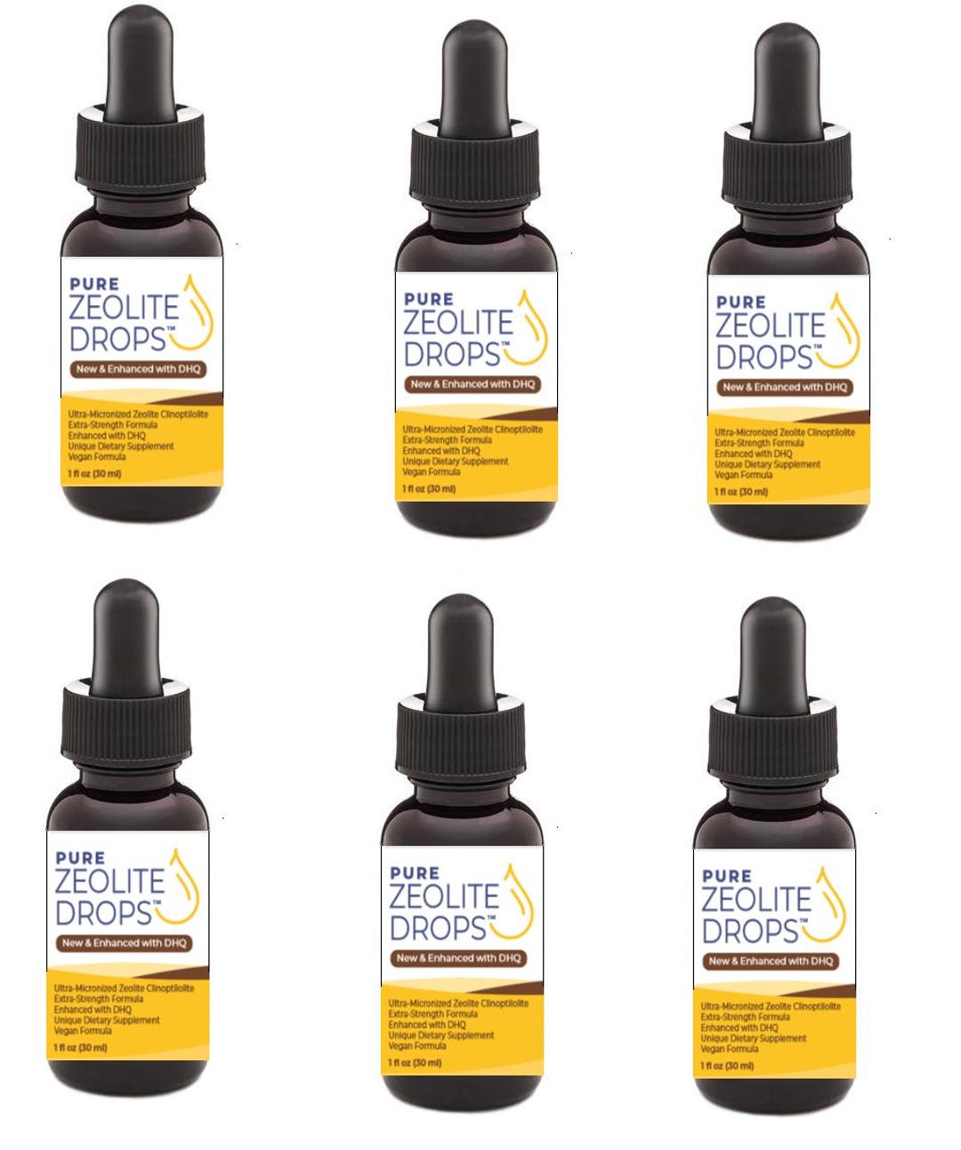 Pure Zeolite Drops Extra Strength Zeolite Liquid Liquified Detox HEAVY ...