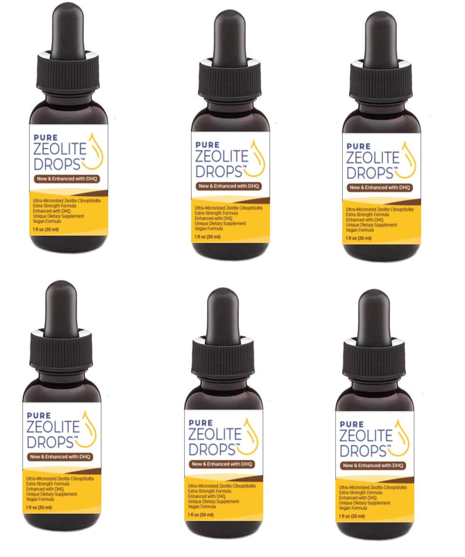 Pure Zeolite Drops Extra Strength Zeolite Liquid Liquified Detox HEAVY ...