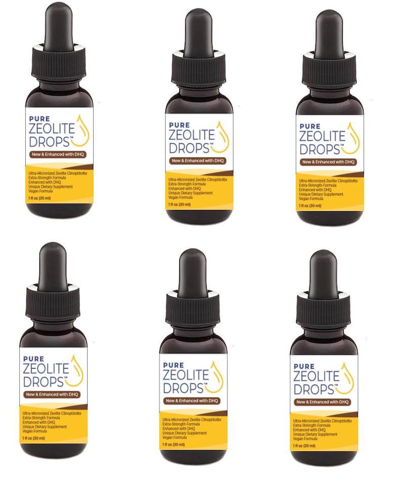 Pure Zeolite Drops Extra Strength Zeolite Liquid Liquified Detox HEAVY ...