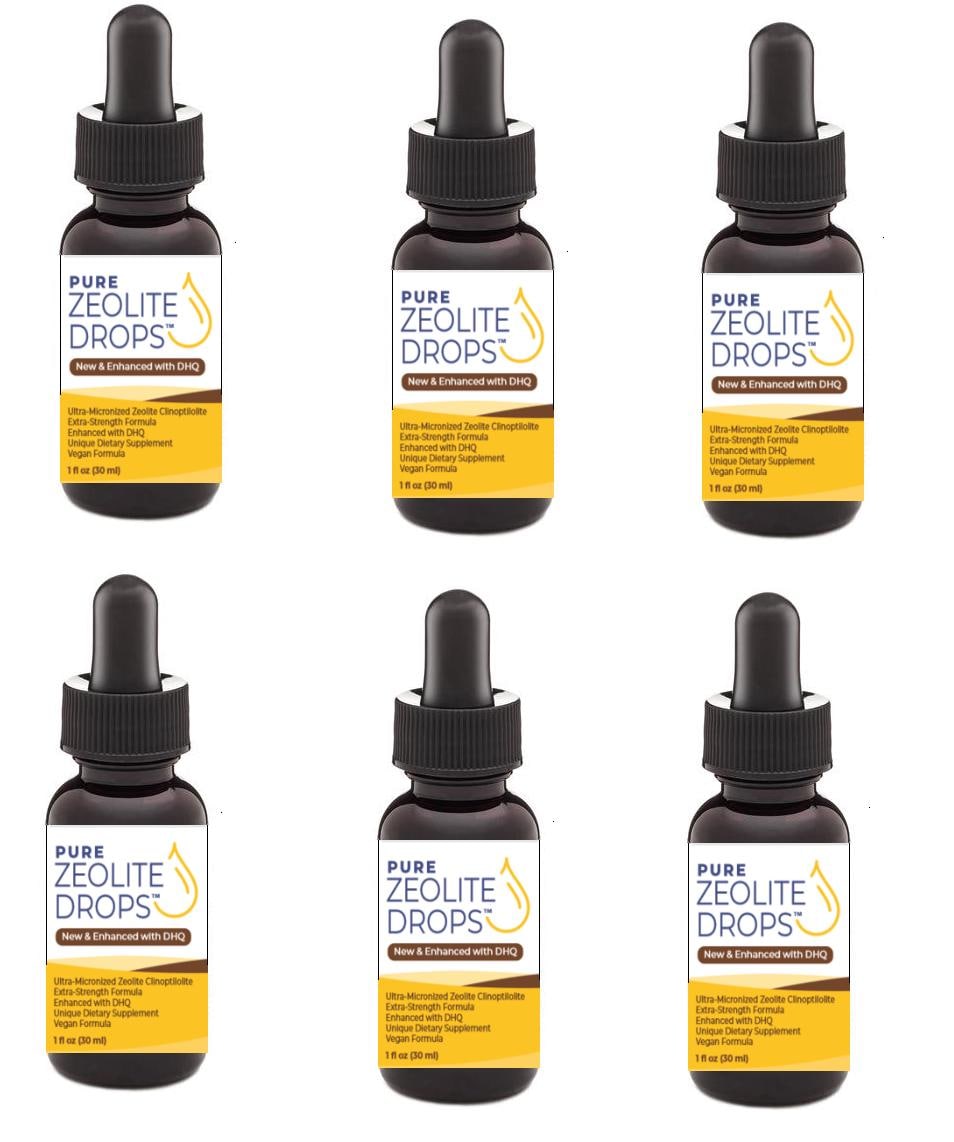 Pure Zeolite Drops Extra Strength Zeolite Liquid Liquified Detox HEAVY ...