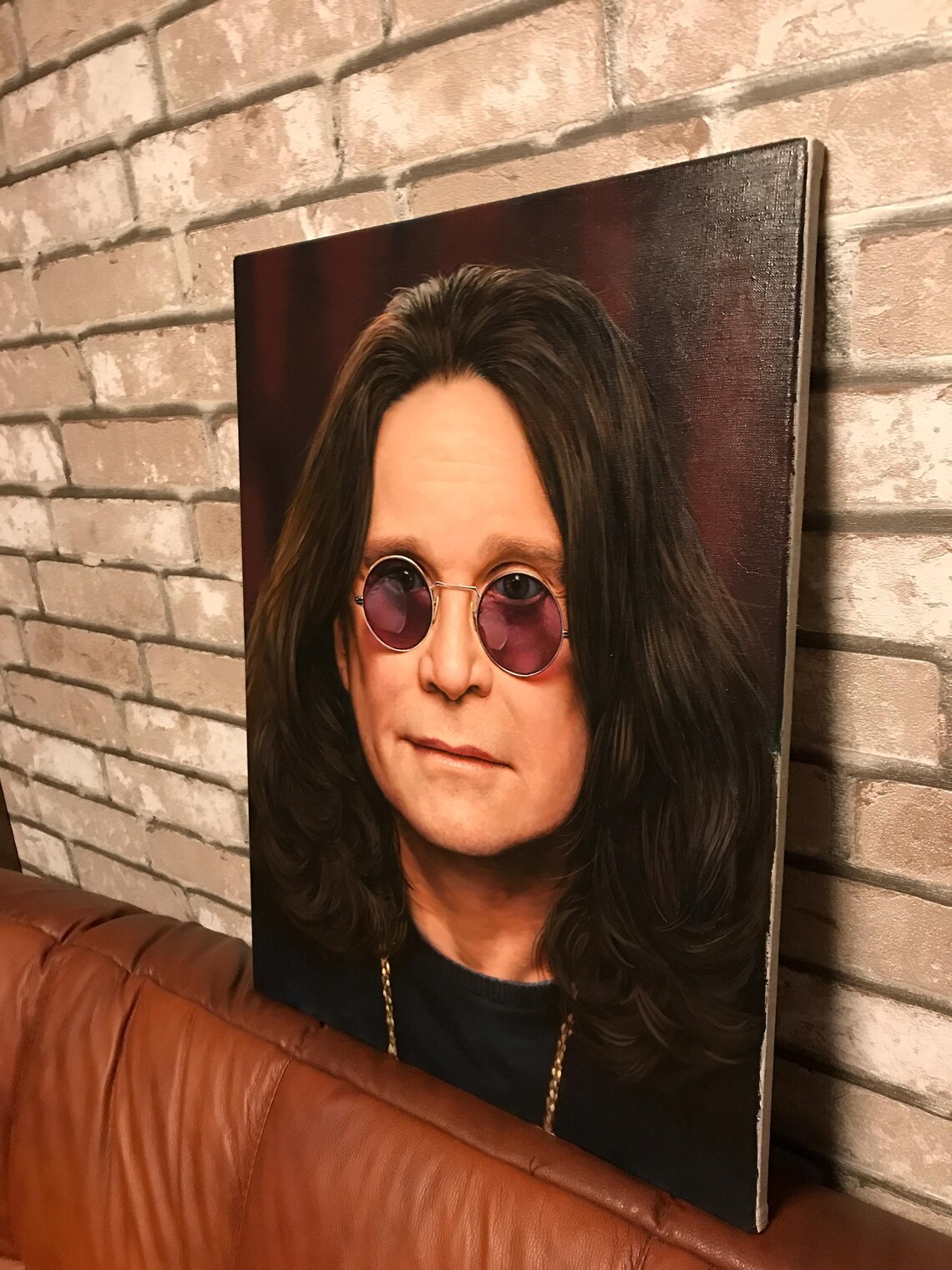Ozzy Osbourne Singer Oil Portrait Rock Wall Pictures Canvas Painting 25 ...