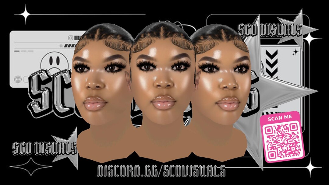 Kimora | Premade Modded Fve M Face [[ FEMALE ]] - Etsy