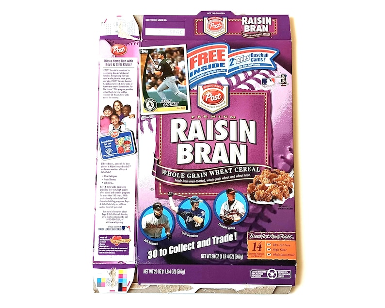 Vintage 2002 Cereal Box Flat Folded - Promotion Offer on Box - Etsy