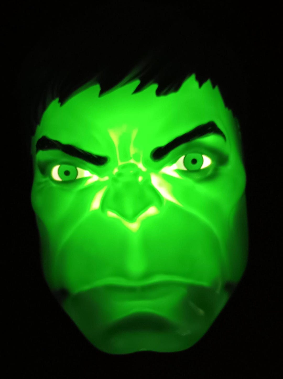 The Hulk 3D Light Face Wall Decoration Marvel - Etsy