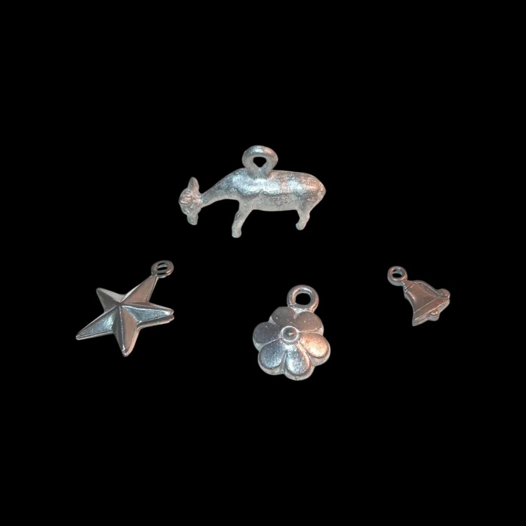 Vintage 1960s Pot Metal Charms Old Store Stock - Lot of 4! - Etsy