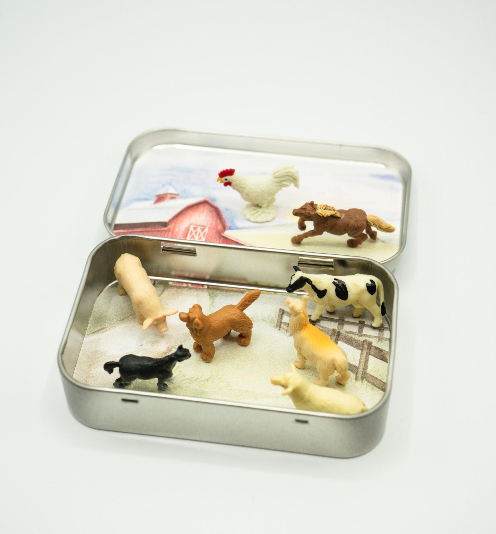 Mini Magnetic Farm Tin: Travel, Busy Quiet Toys for Kids (set of 8 ...