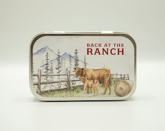 Mini Magnetic Animal Tin (farm) Travel Toys I Quiet Toys I Gift for ...