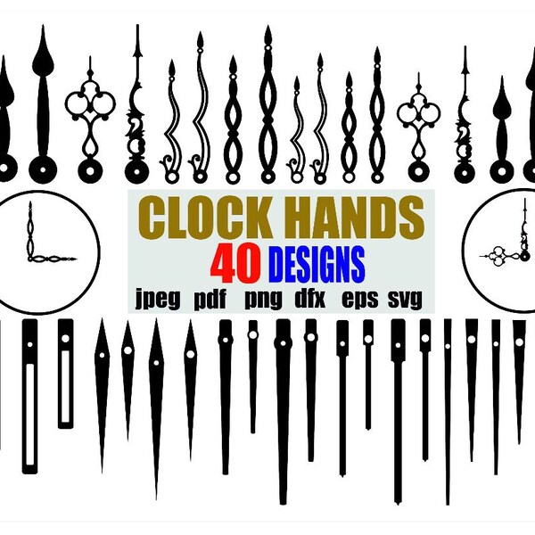 Clock Hands - Etsy