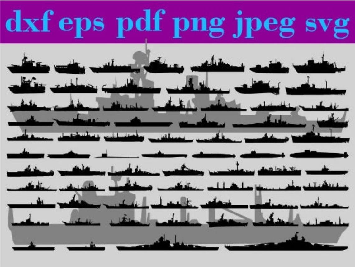 Battleship SVG, Navy Ships Svg, Battleship SVG Bundle, Battleship ...