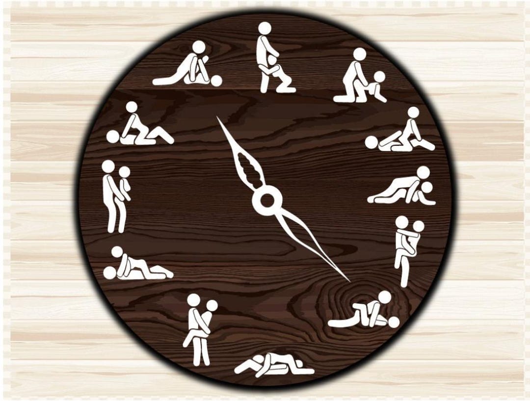 Kama Sutra Clock Svg,sexual Positions SVG, Laser Cut Files for ...