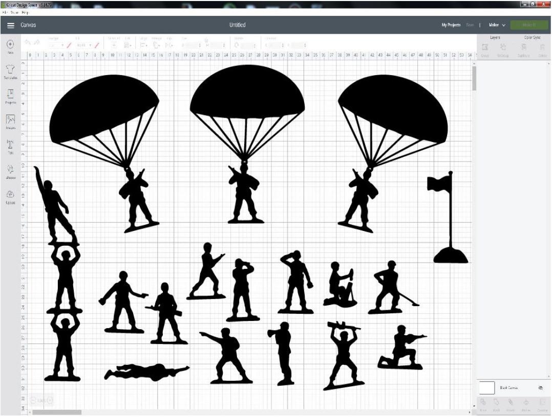 Toy Army Soldiers SVG: Story Silhouette Cut File (digital Files) - Etsy