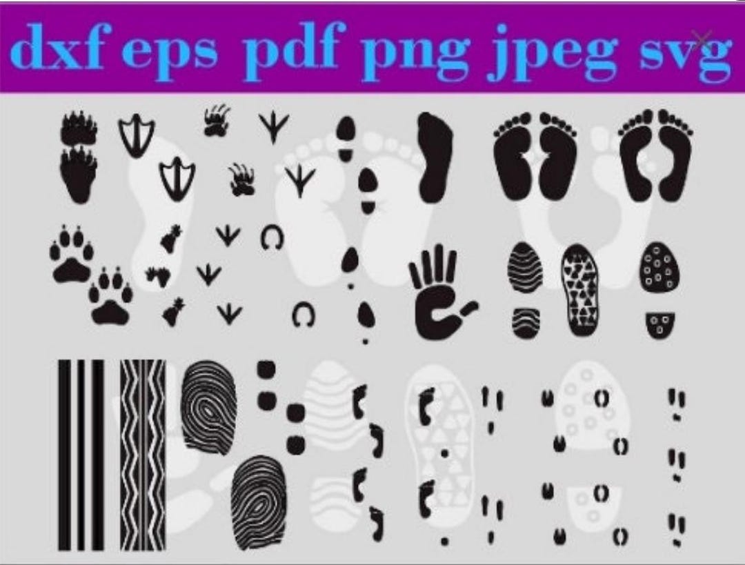 Footprint Svg,animal Footprint Svg, Human Footprint, Footprint ...