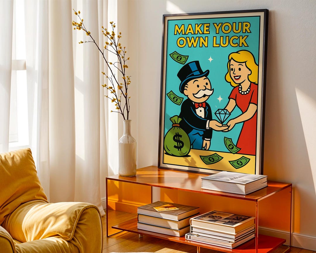 Instant Download Artwork Inspiration Awaits Fine Art Monopoly Man ...
