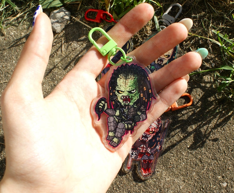 Predators 63mm Keychains + Stickers - Etsy