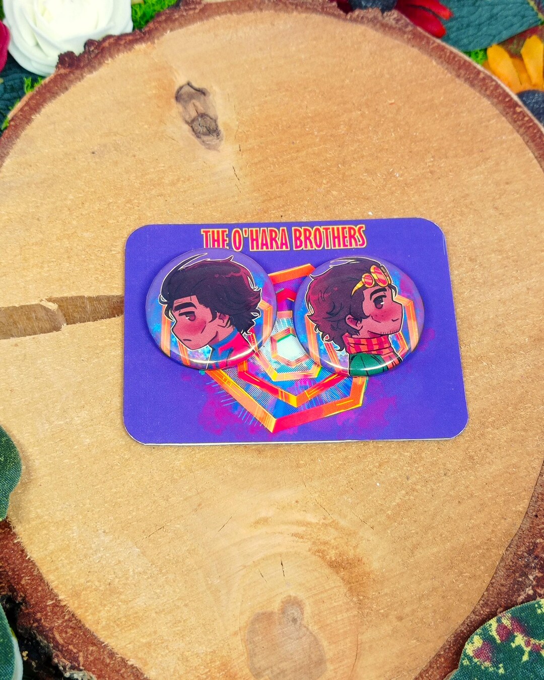The O'hara Brothers 32mm Button Pin Set - Etsy