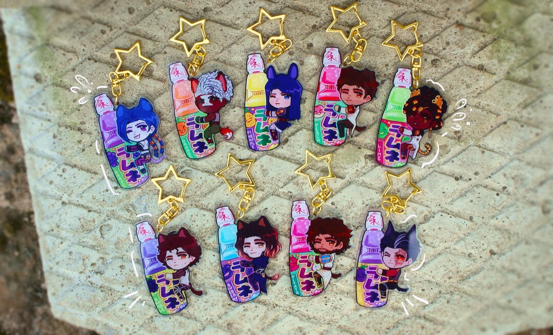 Arcane Ramune Keychains - Etsy