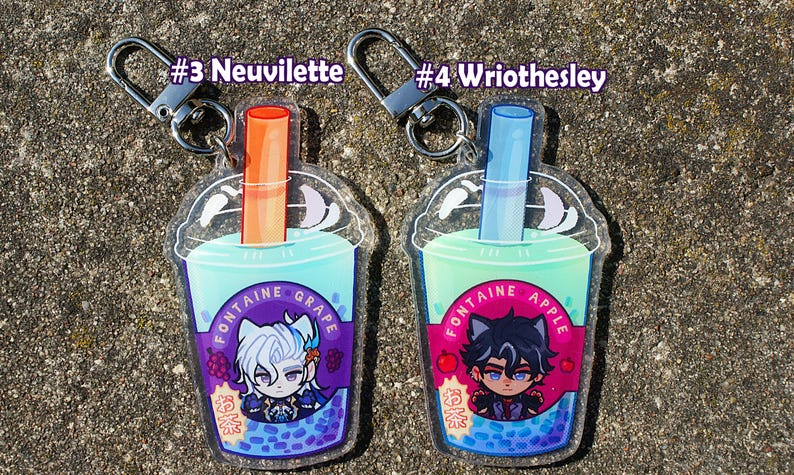 Mixed Fandoms BOBA 76mm Keychains + Stickers - Etsy