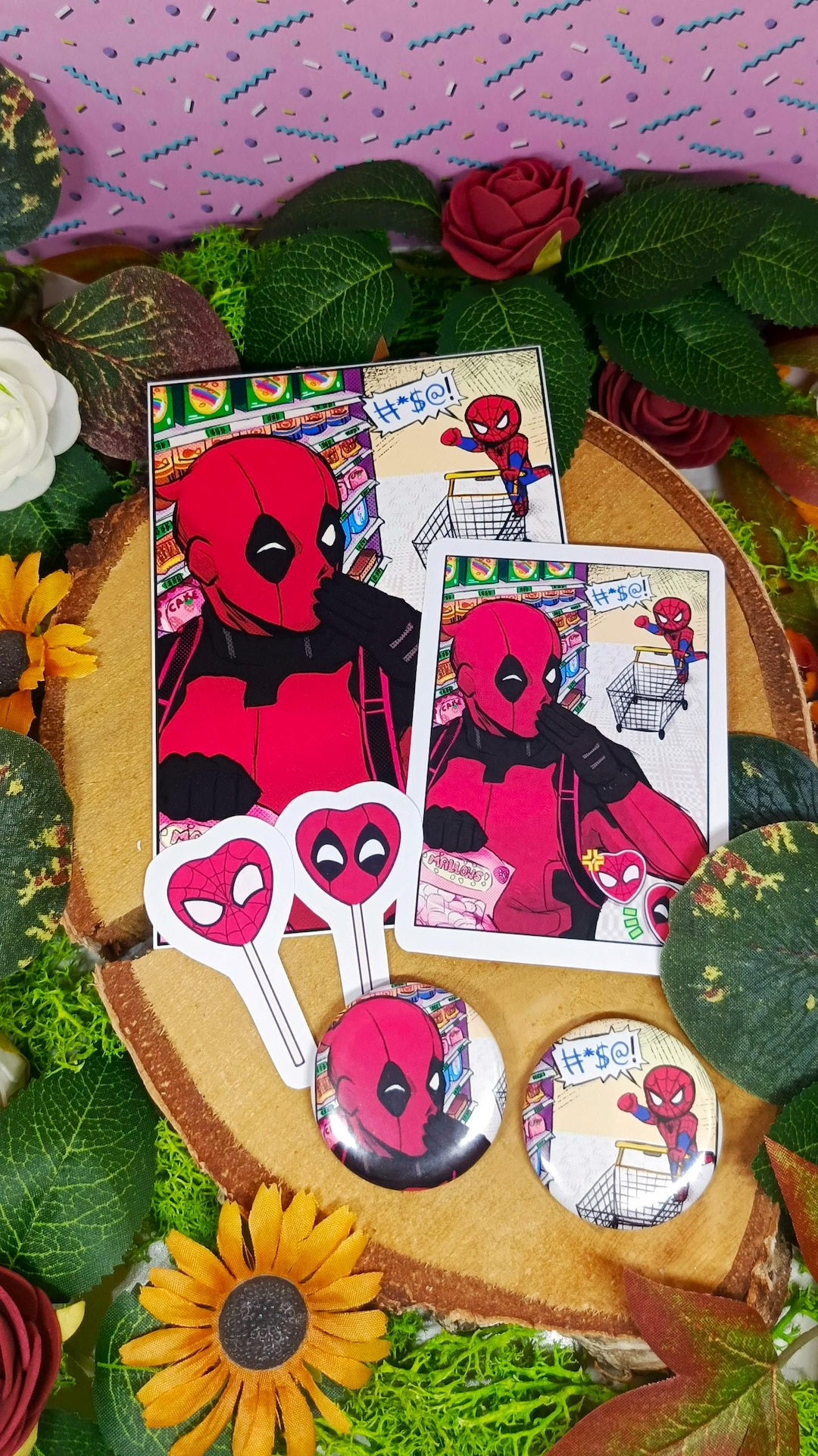 Spideypool Set - Etsy