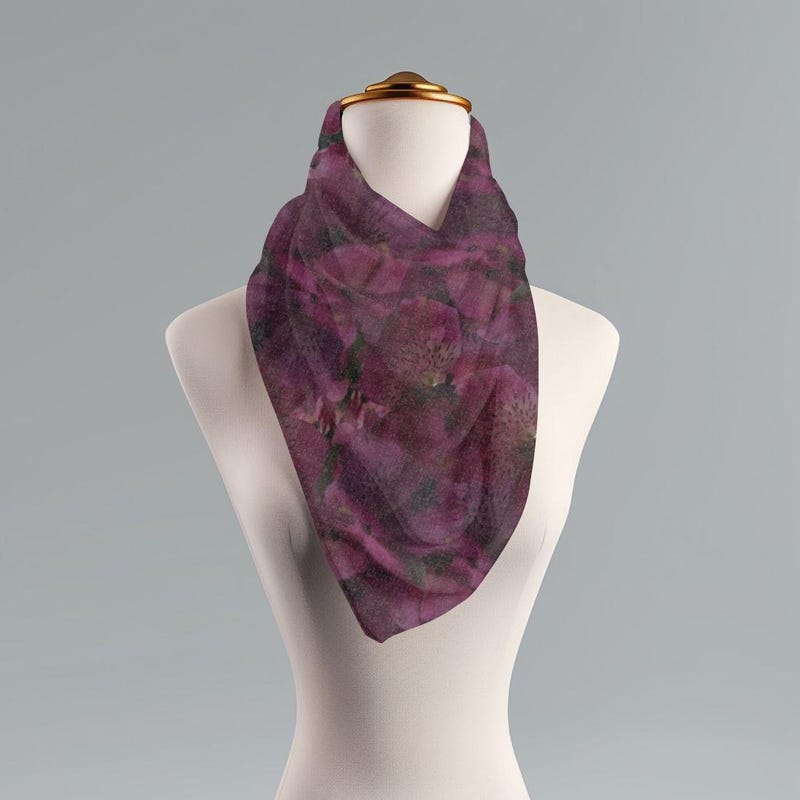 Plum Scarf - Etsy