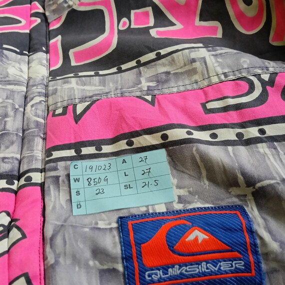 Vintage 90's Quicksilver Logo Overprint XLarge Winter… - Gem