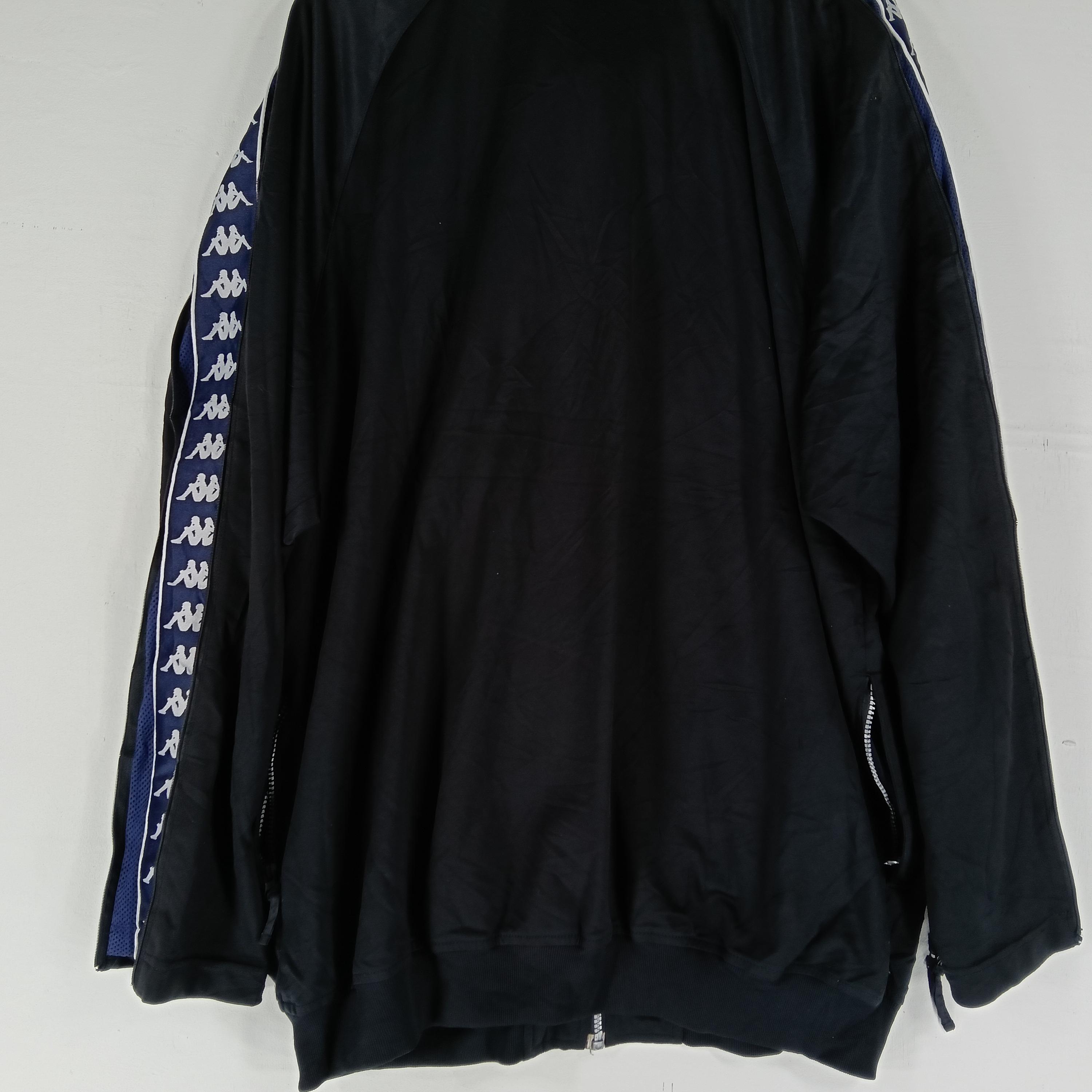 Vintage Kappa Black Side Tape Logo Xxxlarge Jacket Windbreaker Kappa ...