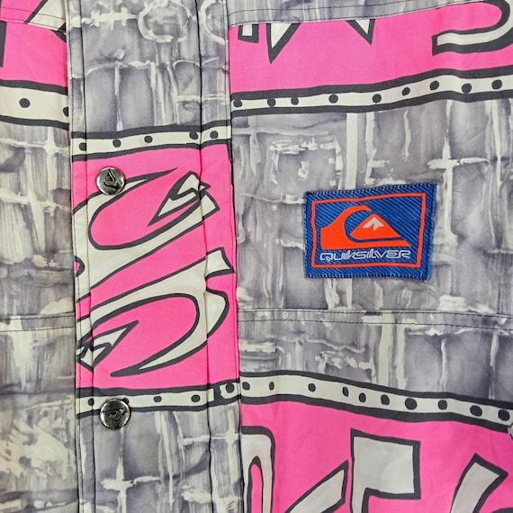 Vintage 90's Quicksilver Logo Overprint XLarge Winter… - Gem