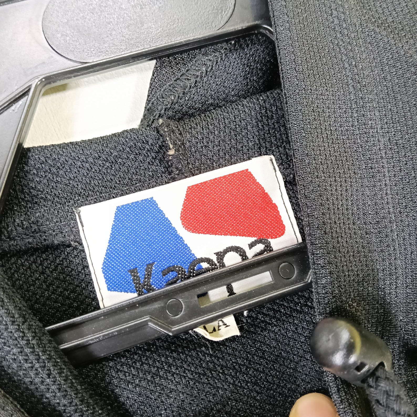 Vintage 90's Kaepa Athetics Usa Black Track Top Hooded Large Jacket ...