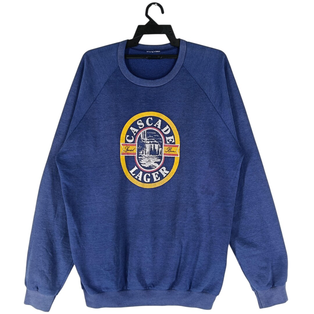 Vintage Cascade Lager Navy Blue Large Sweatshirt Cascade Lager Special ...