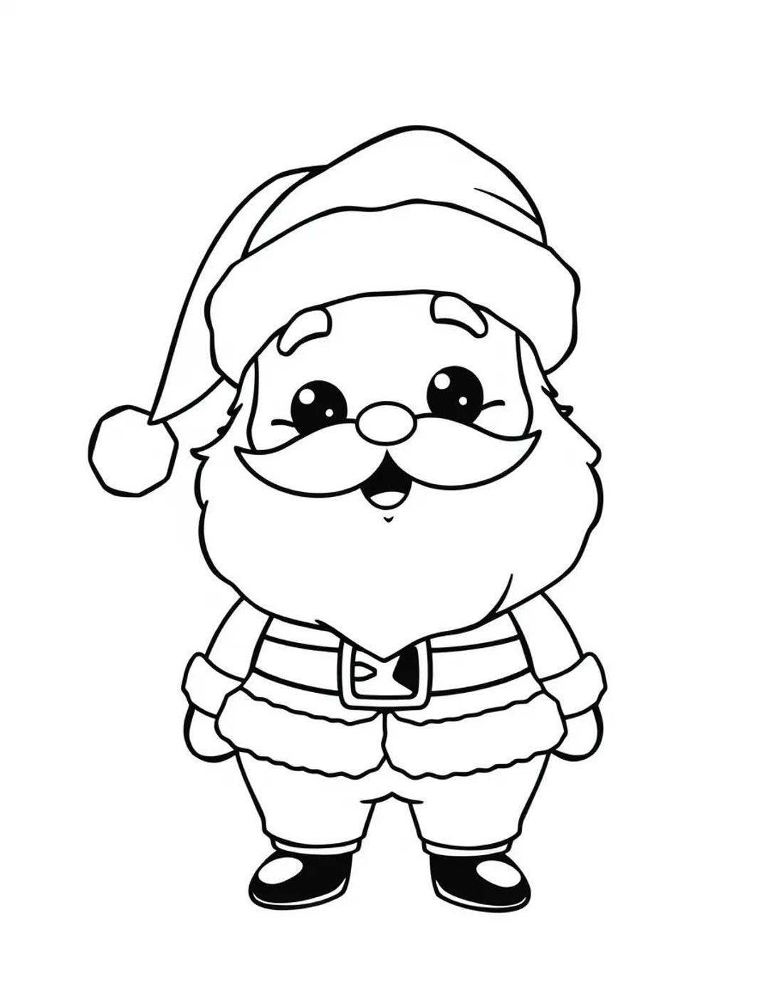 Cute Christmas Coloring Pages - Etsy