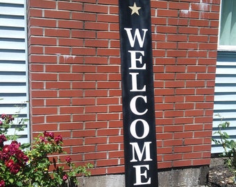 Vertical sign | Etsy