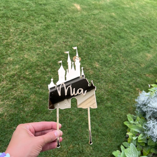 Castle Cake Topper - Etsy