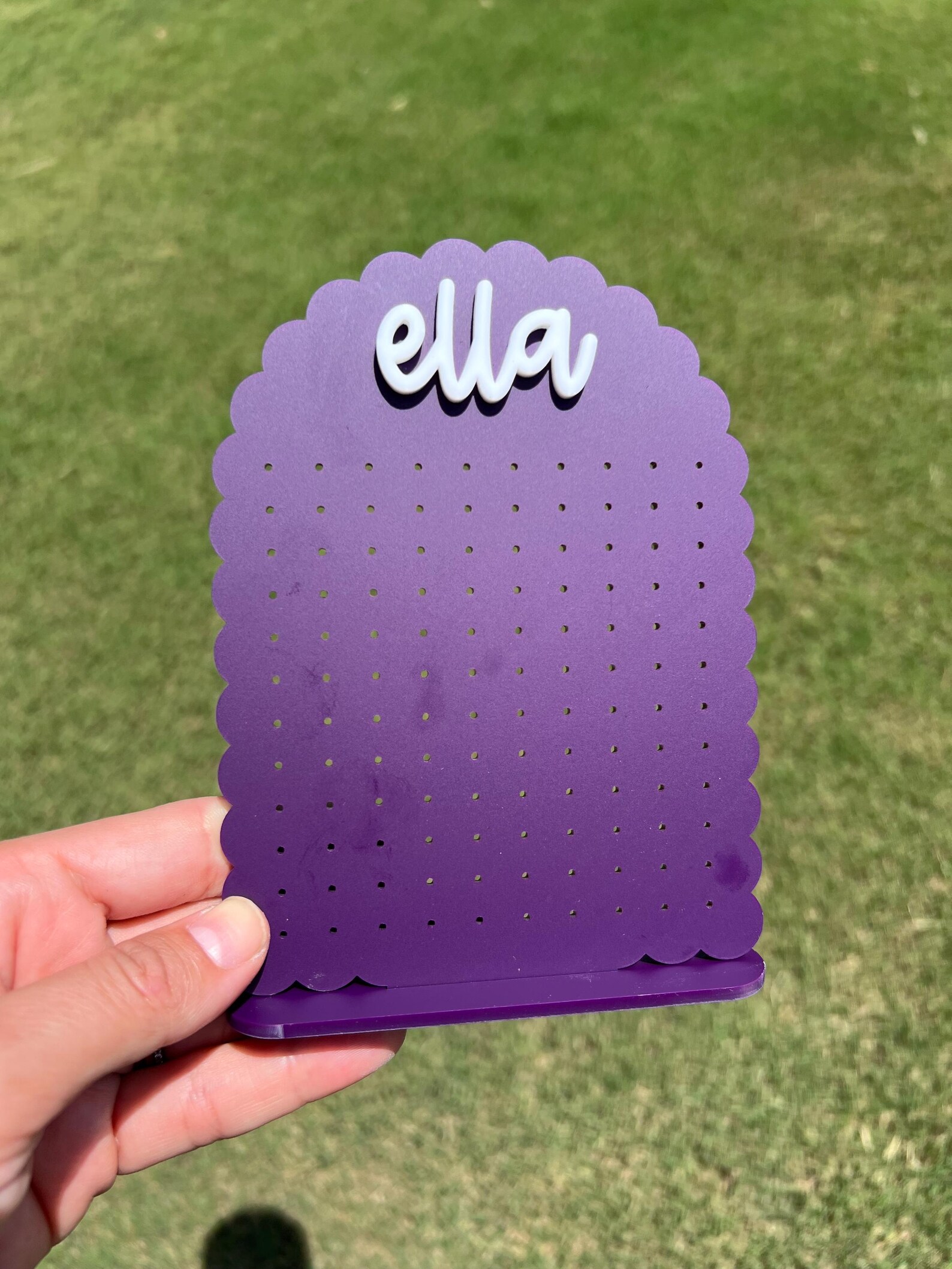 Acrylic Earring Stand, Personalized Jewelry Storage, Personalized ...