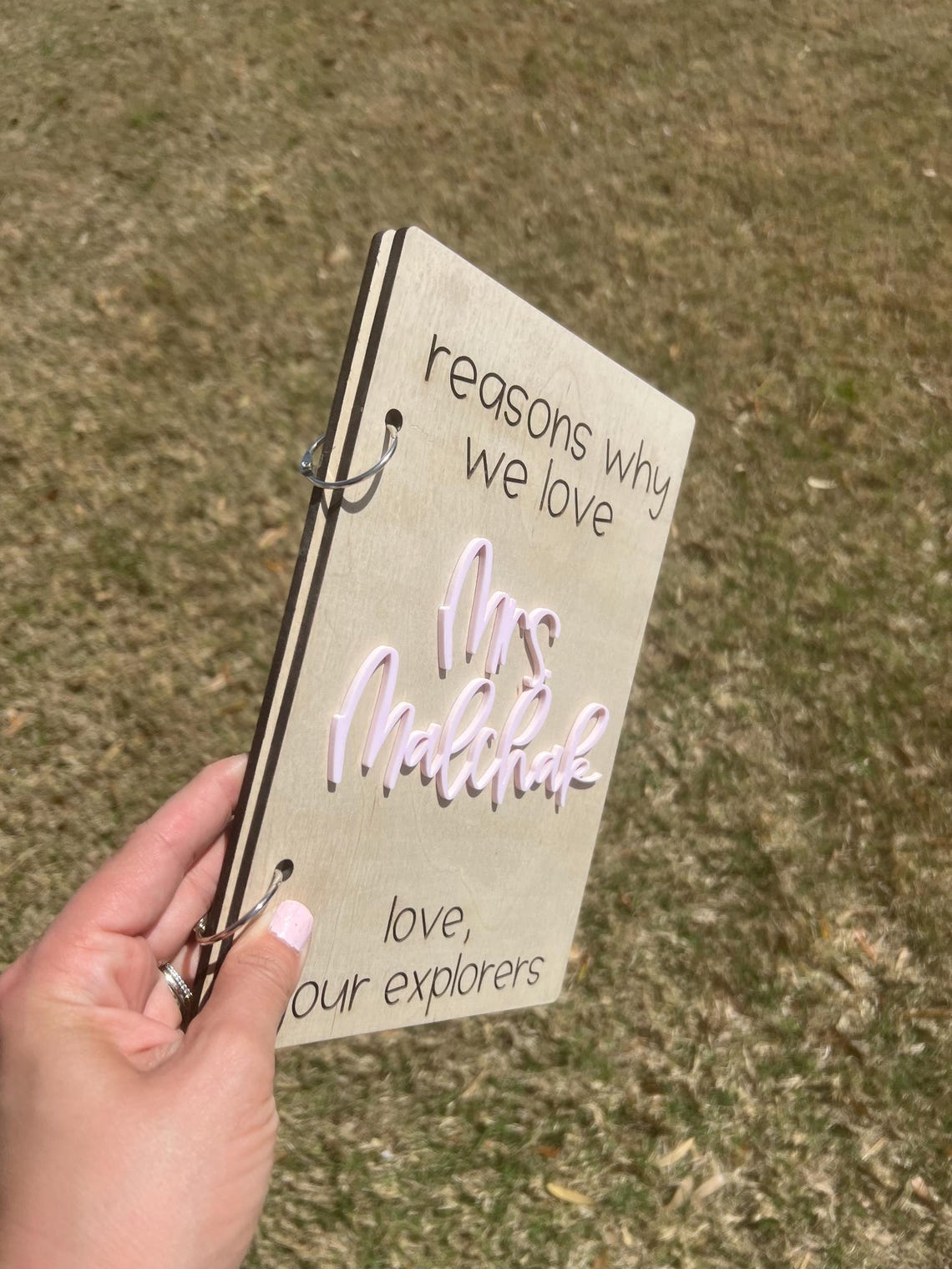 Teacher Appreciation Book Cover, Teacher Appreciation Gift, Teacher ...